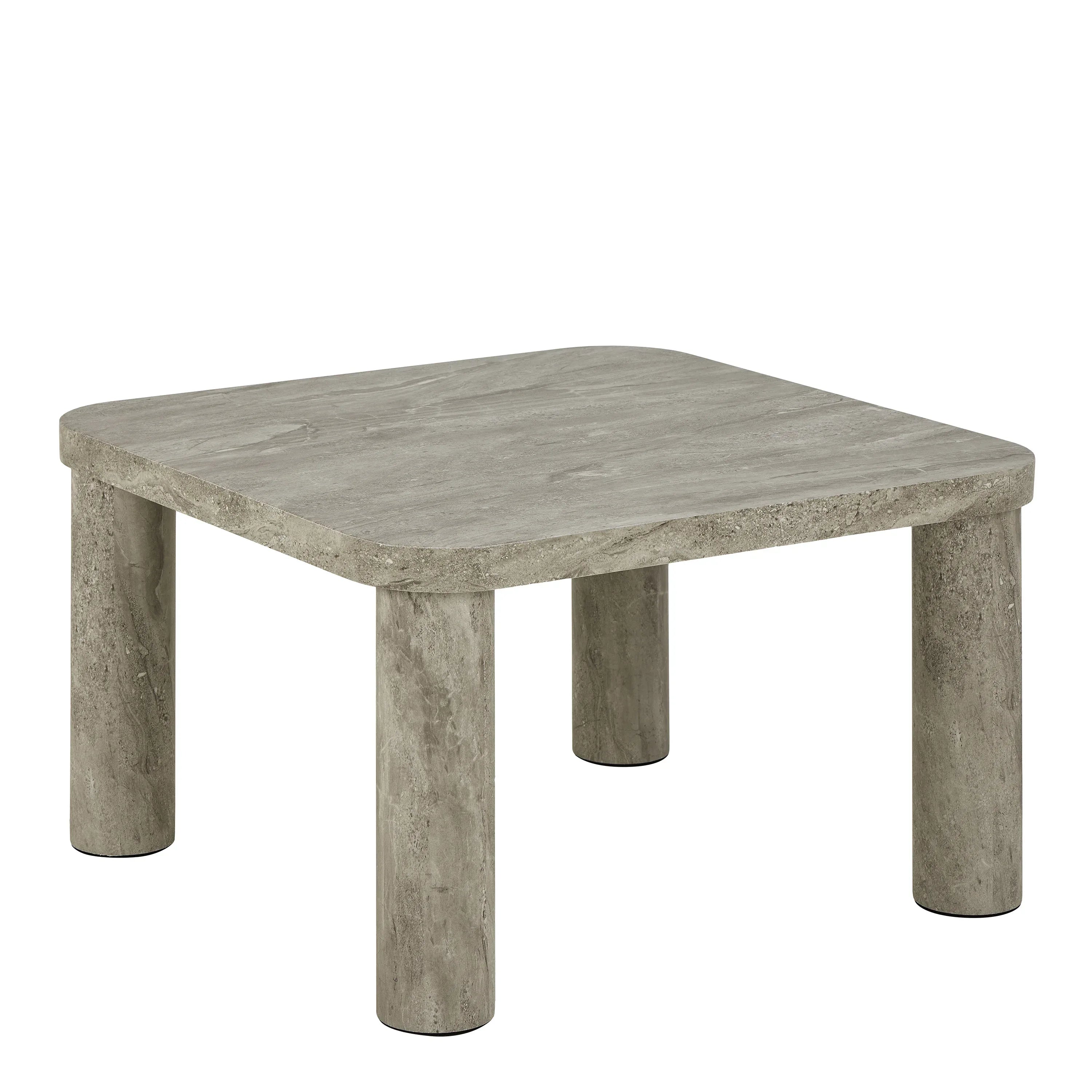 Solano Square Coffee Table in Grey 60 x 60 cm – TidySpaces