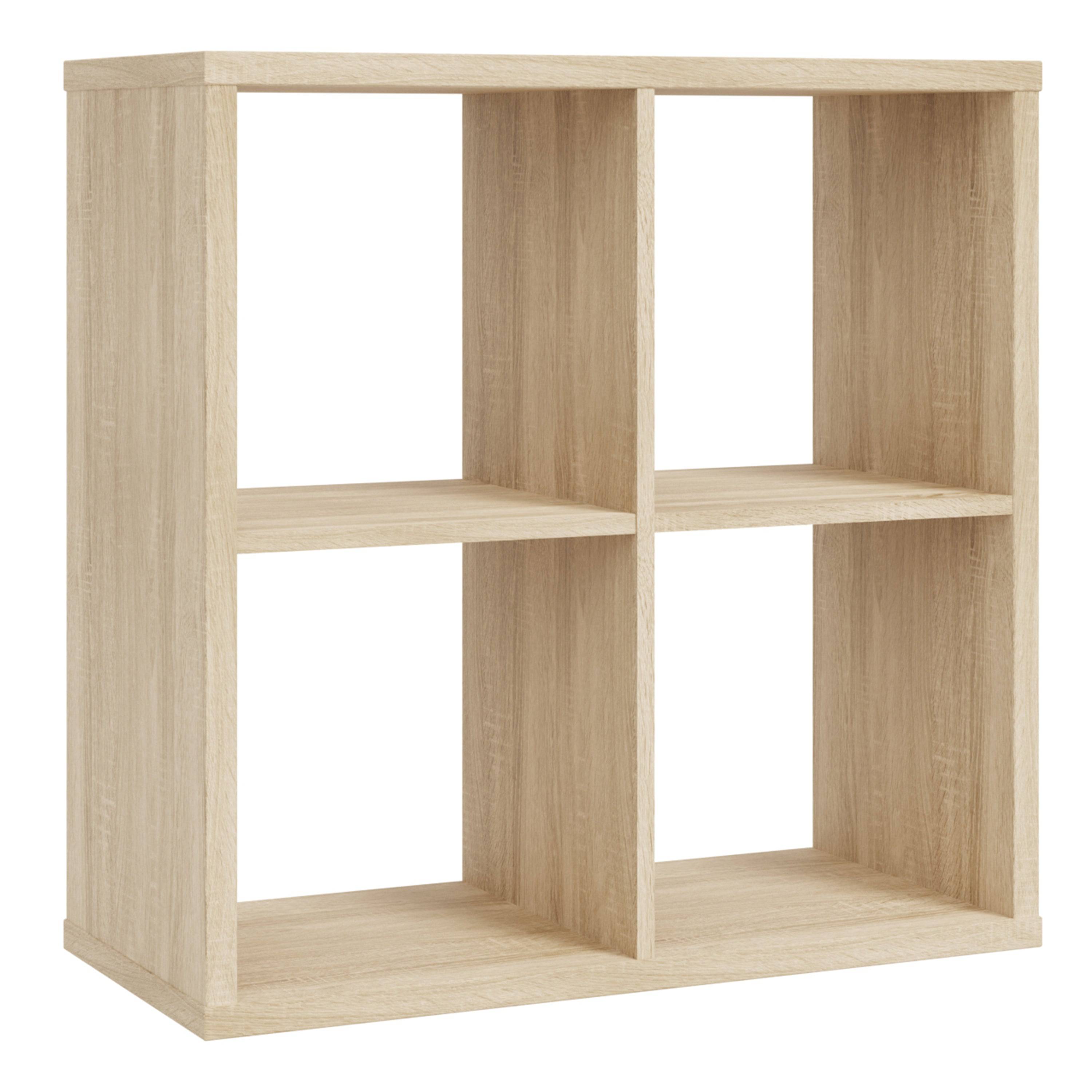 Mauro 2x2 Storage Unit in Sonoma Oak – TidySpaces