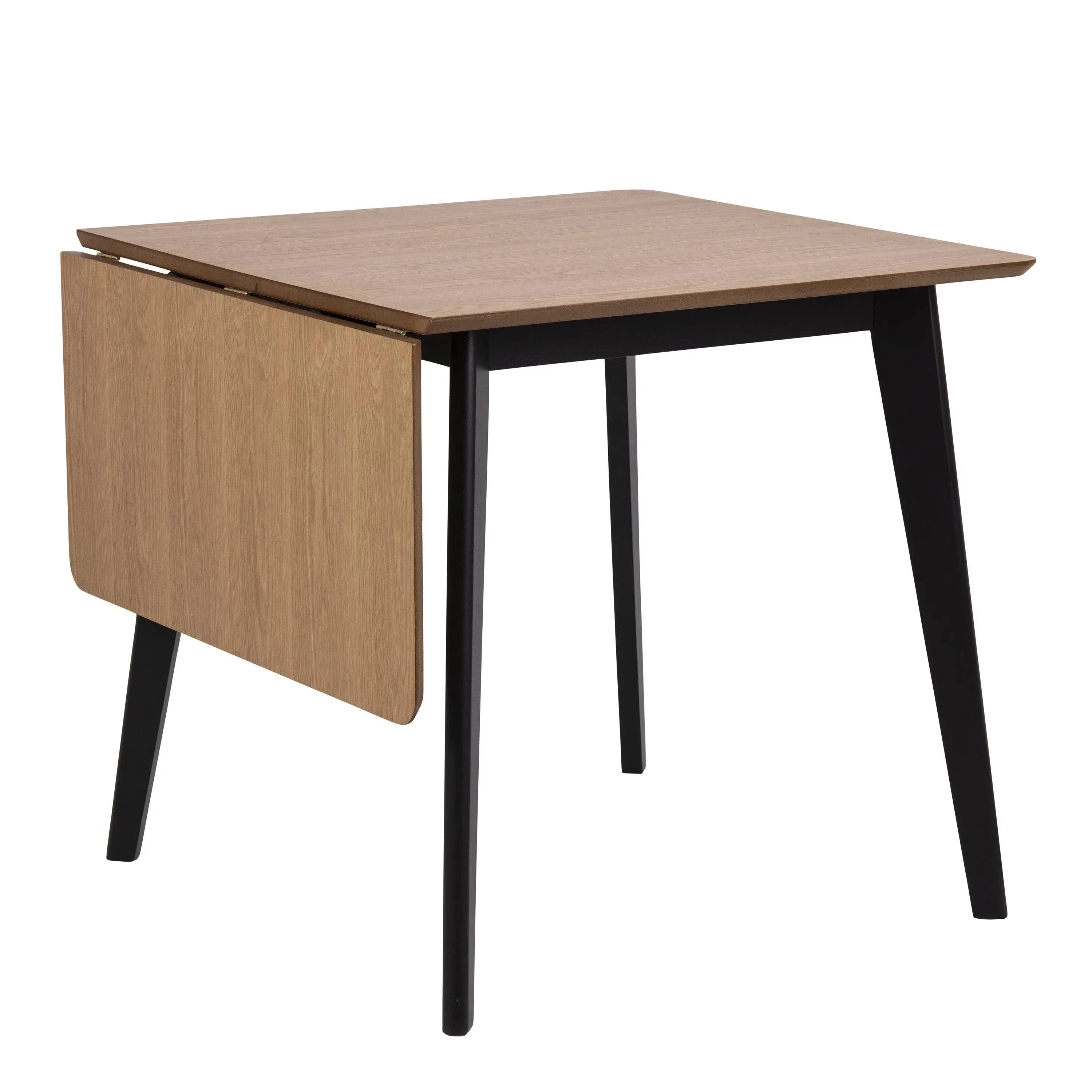 Roxby Extending Dining Table 80-120cm in Oak & Black – TidySpaces